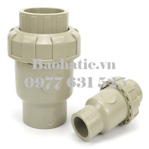 Van 1 chiều PPR D110, Van 1 chiều rắc co PPR D110, Van 1 chiều nhựa PPR ...