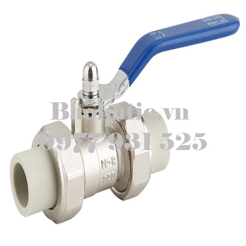 Van bi rắc co PPR D20(1/2"), D25(3/4"), D32(1"), D40(1.1/4"), D50(1.1/2 ...