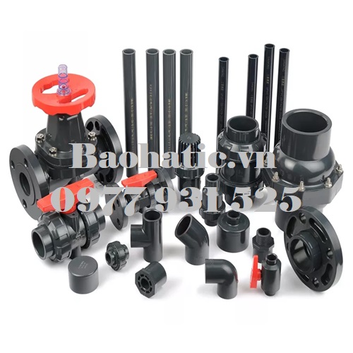 Ống nhựa UPVC chịu hóa chất Dn15, Dn20, Dn25, Dn32, Dn40, Dn50, Dn65 ...