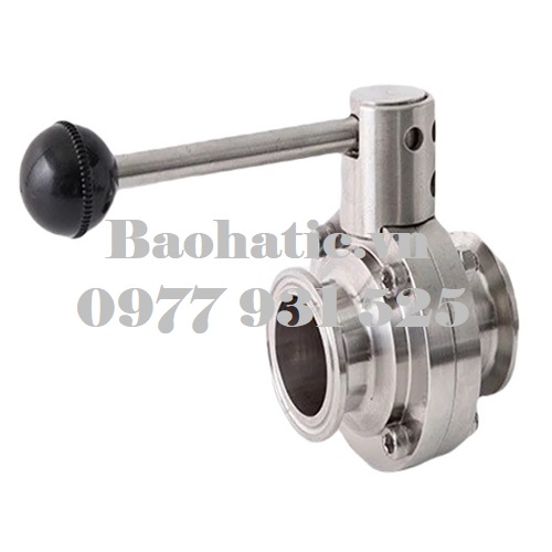 Van bướm inox vi sinh 304, Van bướm inox vi sinh 316