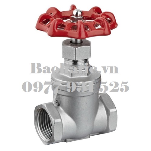 Van cửa inox D15, Van cửa ren inox D15