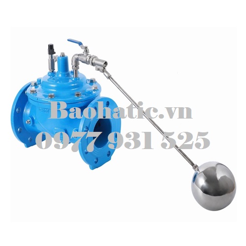 Van phao thủy lực mặt bích