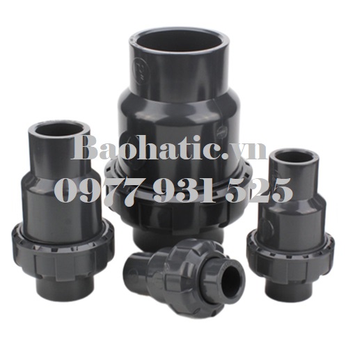 Van 1 chiều rắc co PVC/UPVC D60 (Dn50)