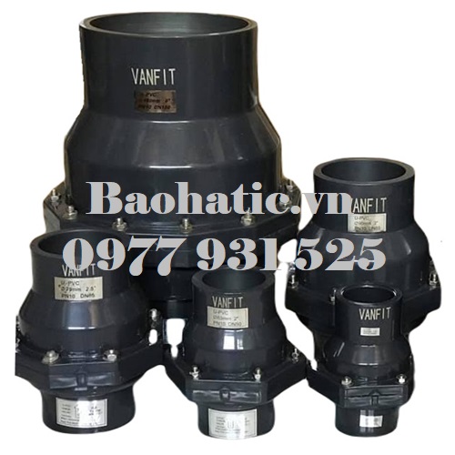 Van 1 chiều lá lật PVC VANFIT D27, D34, D42, D48, D60, D75, D90, D110 ...
