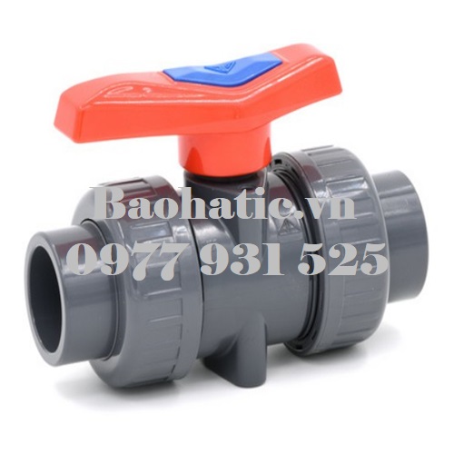Van bi rắc co PVC chịu Axit D21, D27, D34, D42, D48, D60, D75, D90, D110