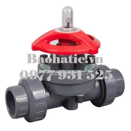 Van màng UPVC CPVC PPH PVDF Dn15, Dn20, Dn25, Dn32, Dn40, Dn50, Dn65 ...